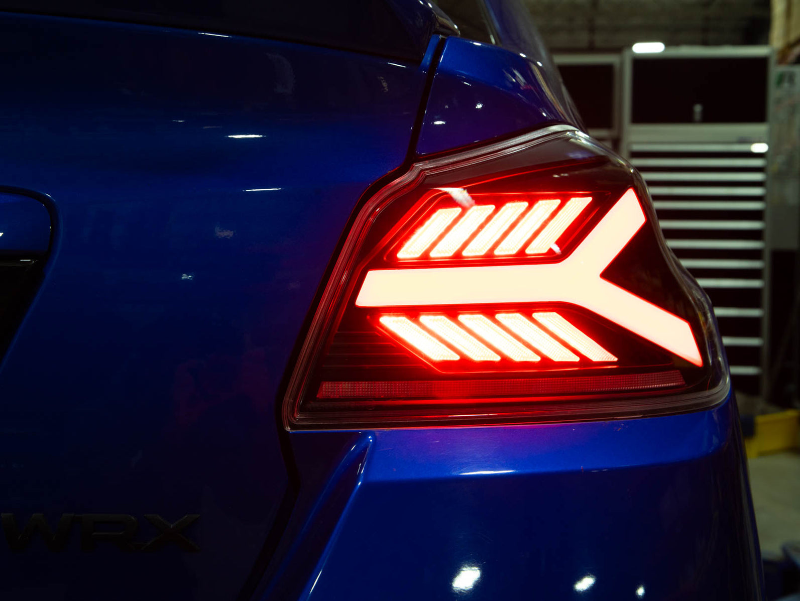 OLM Y-Spec LED Taillights (Smoke Lens White Optic w/RGB) - 2015-2021 W